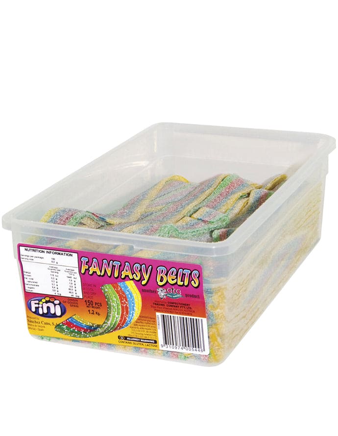 Fini Sour Fantasy Belts – Global Sweets & Lollies