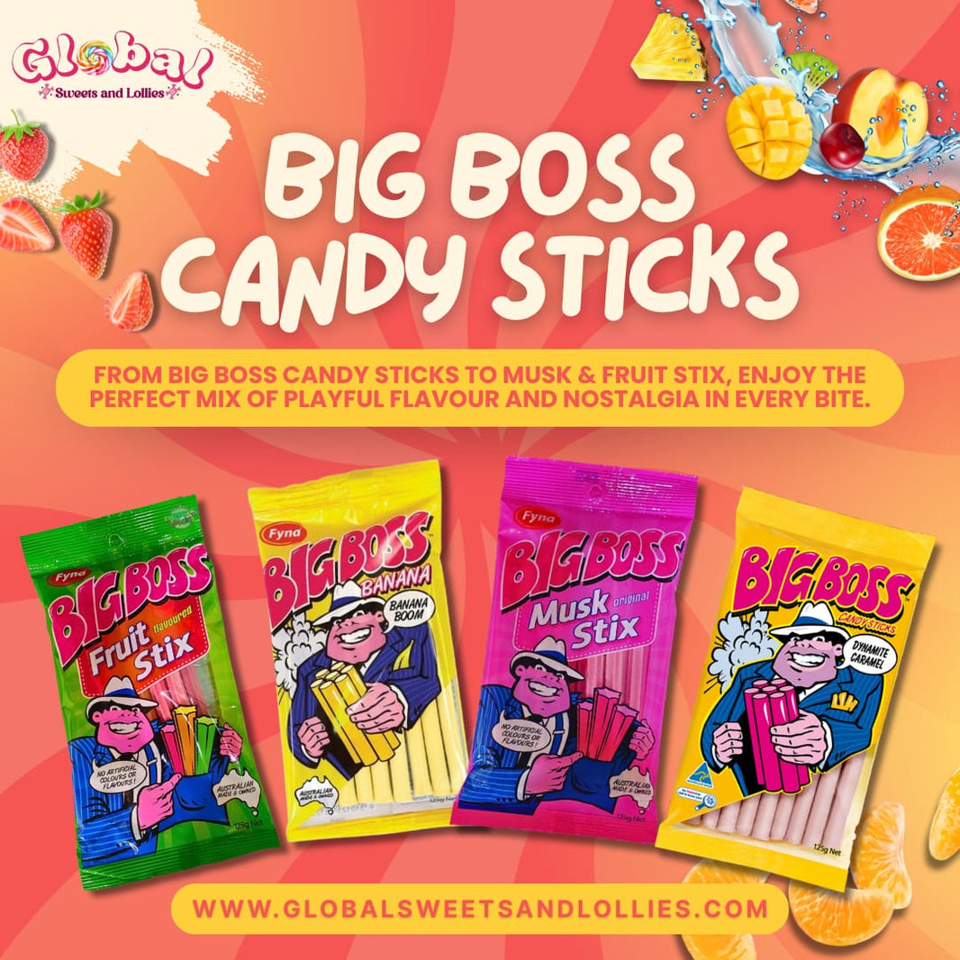 Buy Big Boss Candy Sticks Online Australia – Global Sweets & Lollies