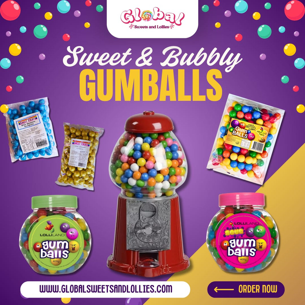 Buy Sweet & Bubbly Gumballs Online Australia – Global Sweets & Lollies