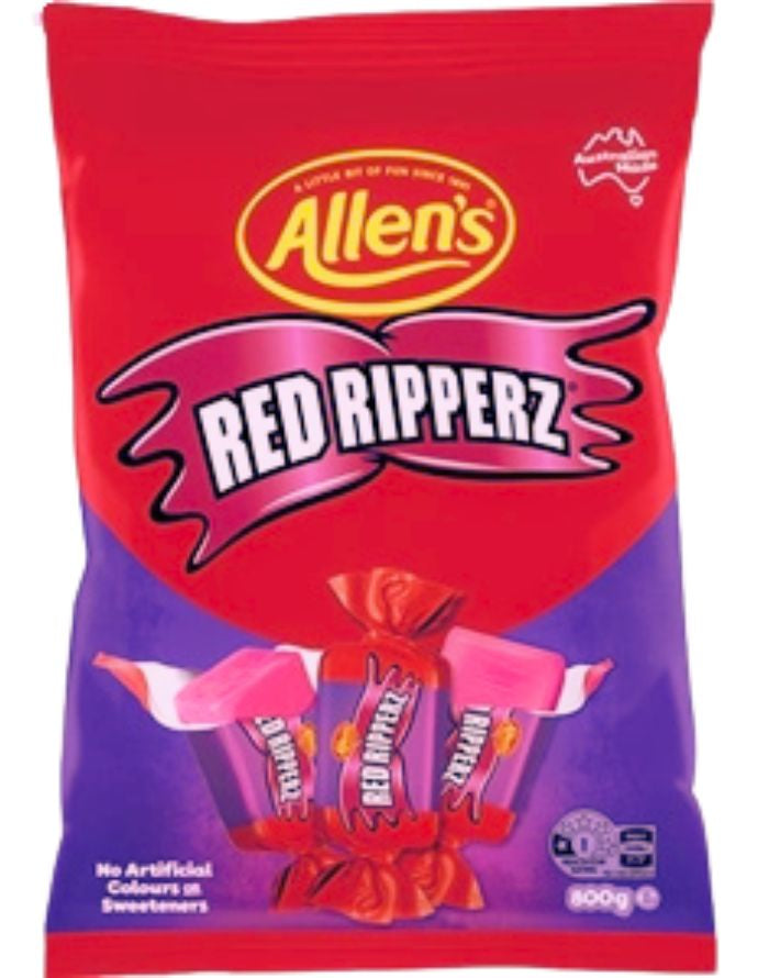 Allen's Red Ripperz 800g – Global Sweets & Lollies