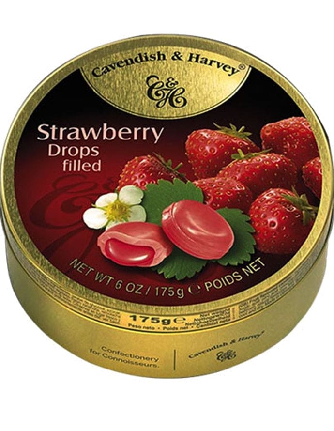 Cavendish & Harvey Strawberry Drops 175g – Global Sweets & Lollies