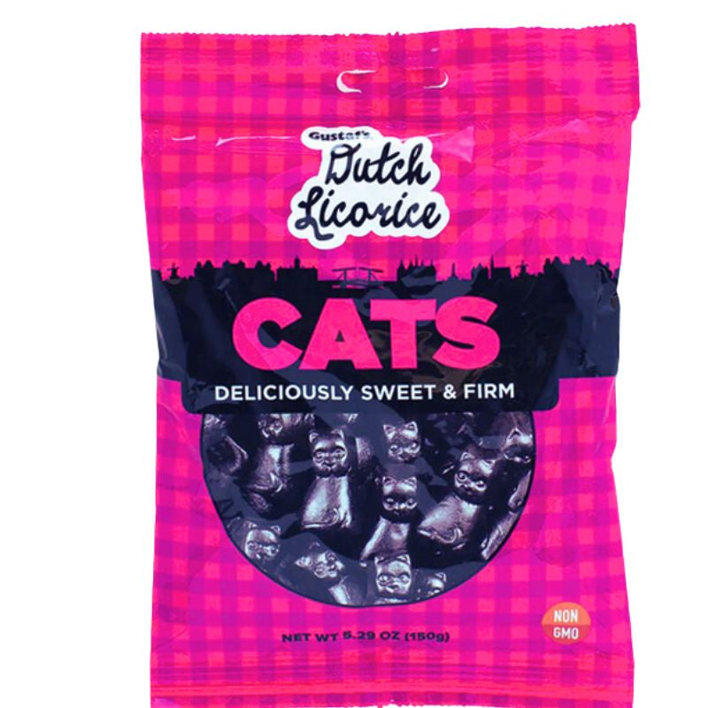 Dutch Licorice Cats 150g – Global Sweets & Lollies