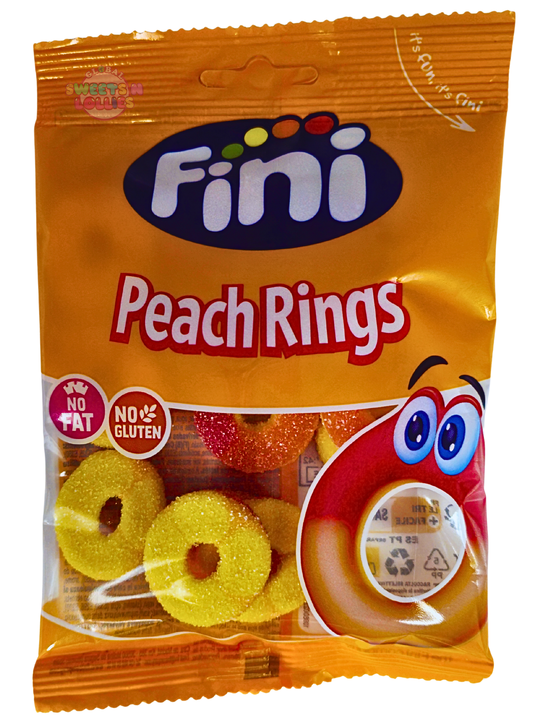 Fini Peach Rings UK 75gm – Global Sweets & Lollies