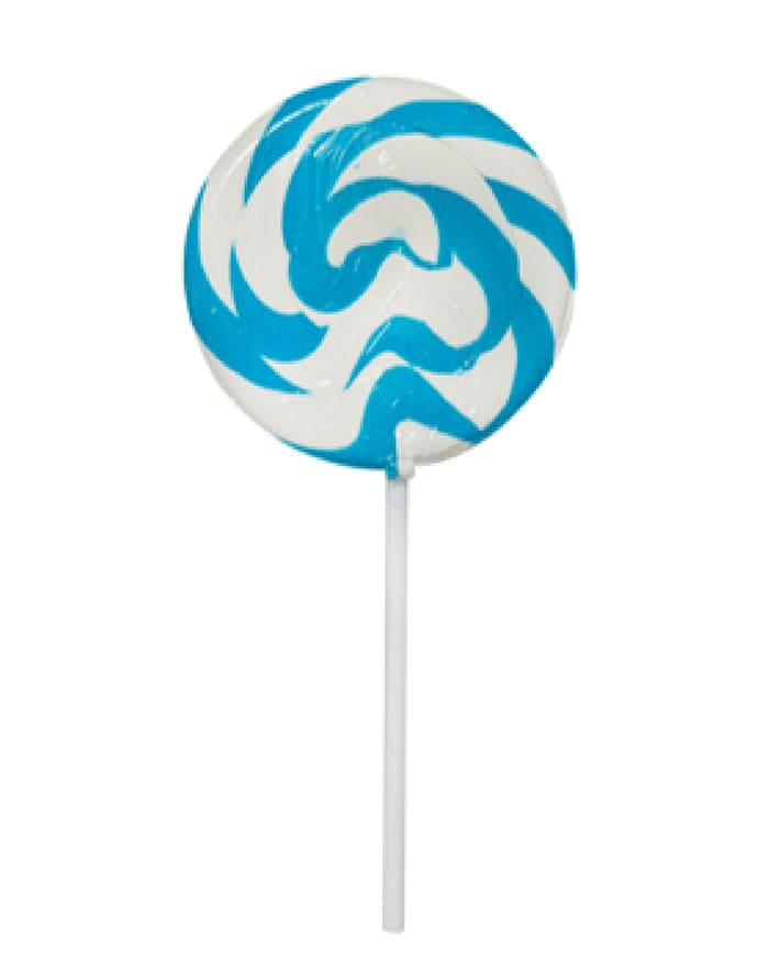 Swirly Mega Pops Blue 85g – Global Sweets & Lollies