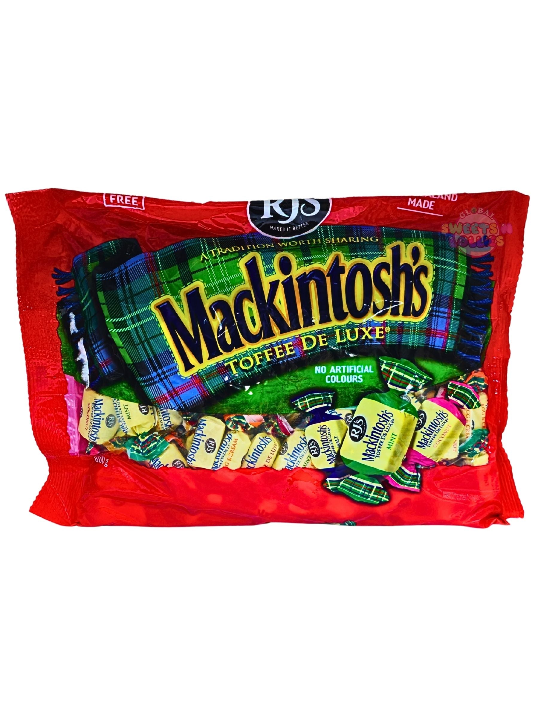 Mackintosh's Toffee De Luxe 800gm – Global Sweets & Lollies