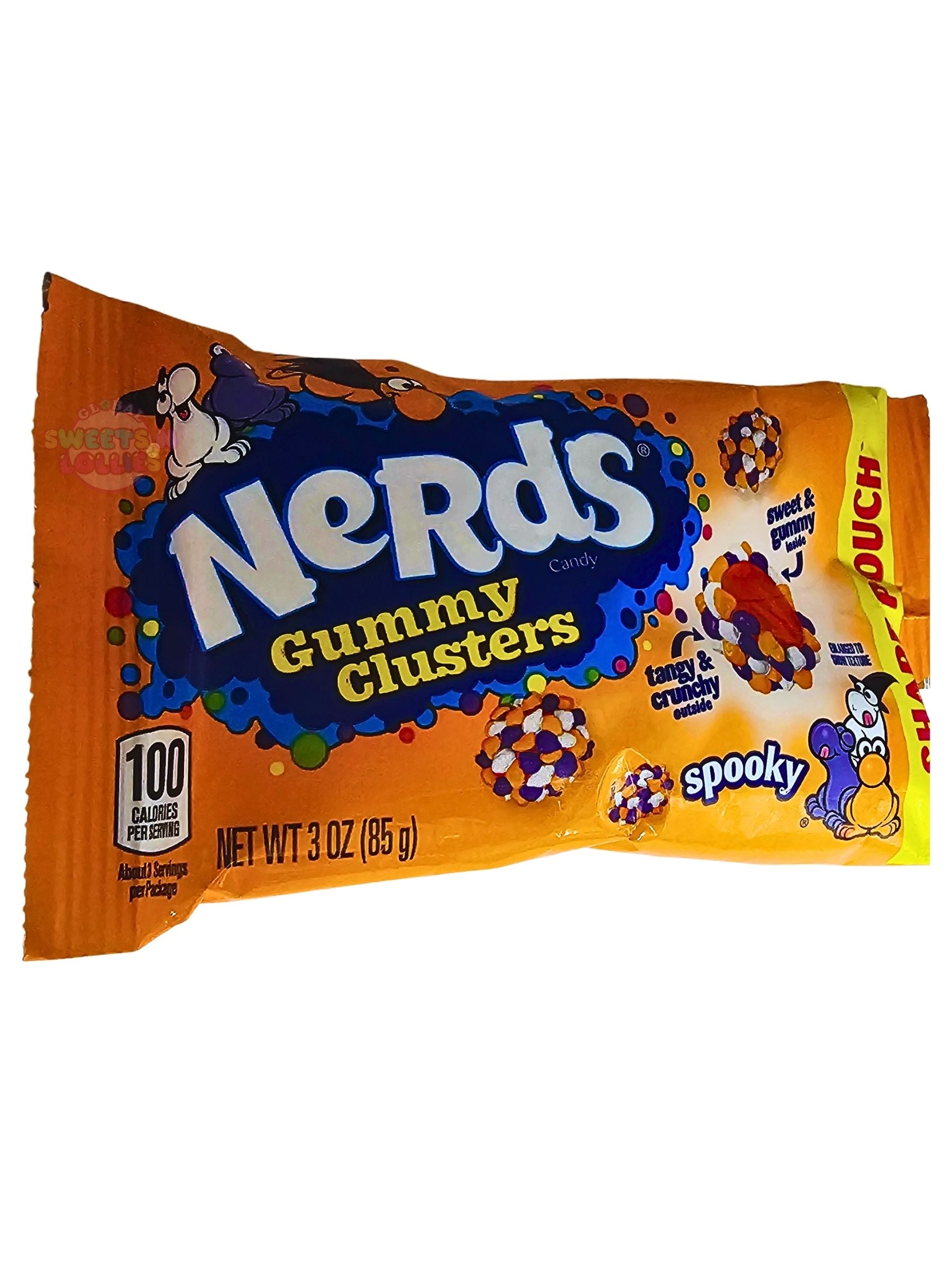 Nerds Gummy Clusters Spooky Halloween Pouch 85g – Global Sweets & Lollies