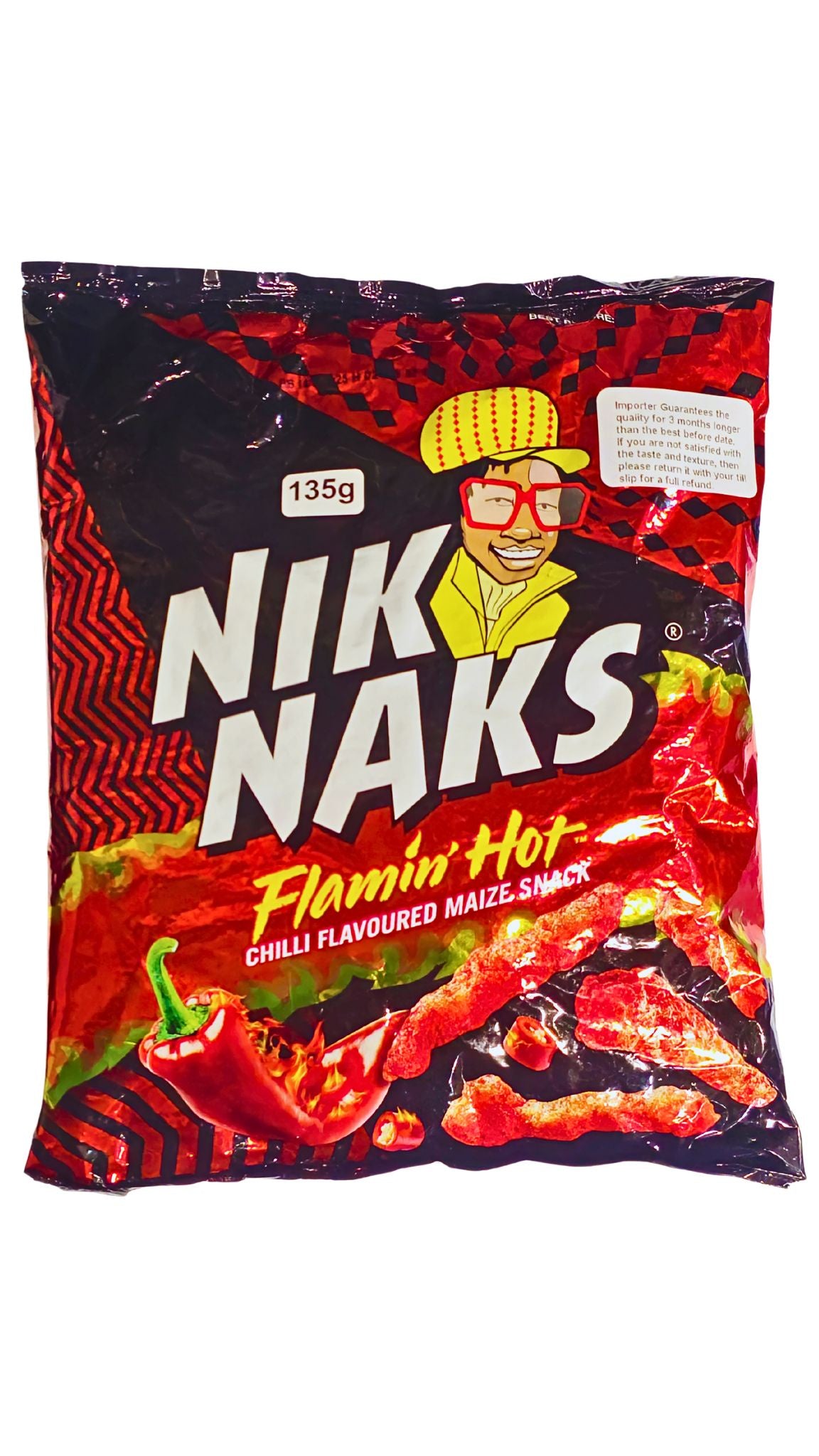 Simba Nik Naks Flamin' Hot 135g – Global Sweets & Lollies