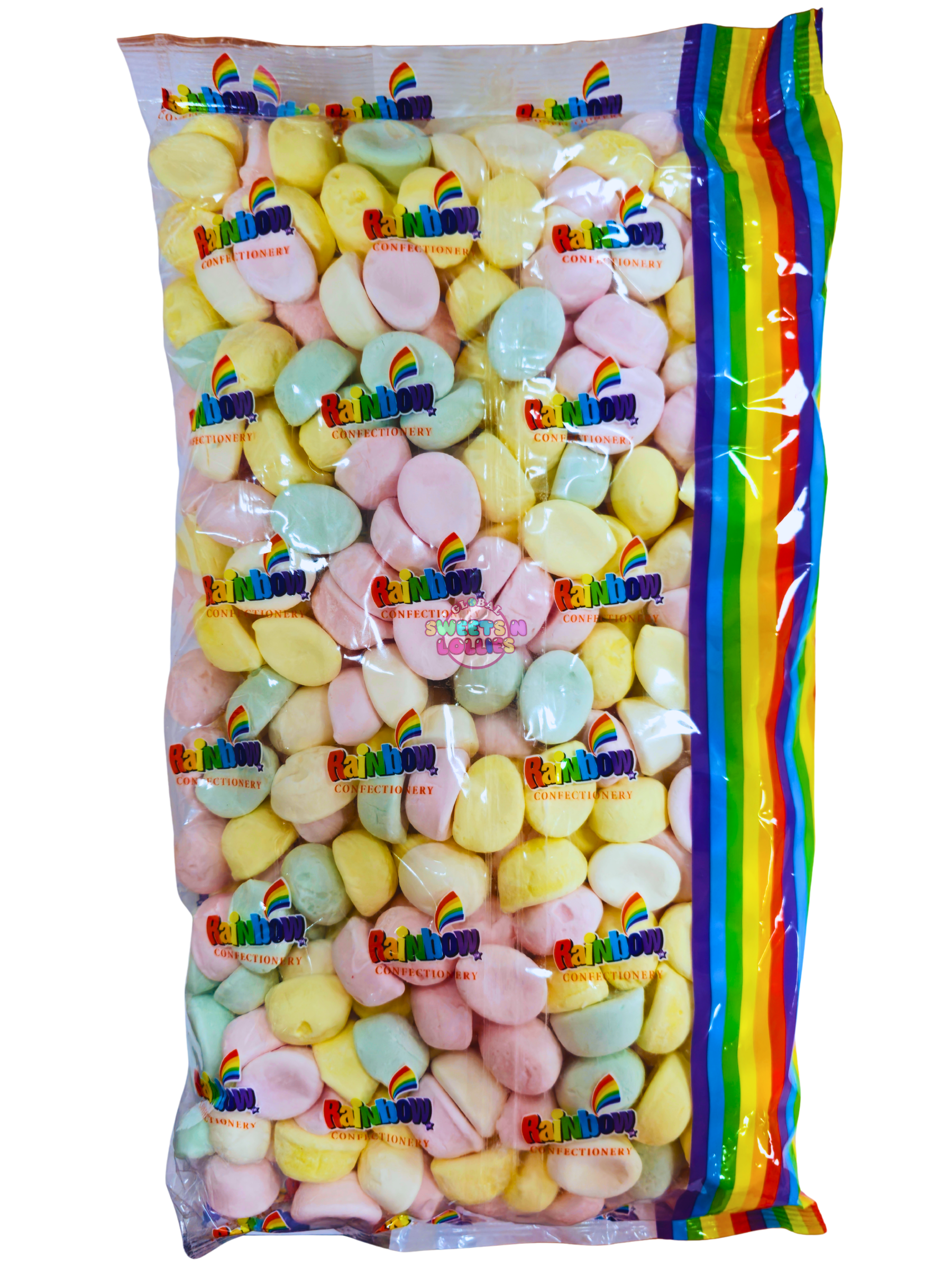 Rainbow Assorted Puffs 1kg – Global Sweets & Lollies