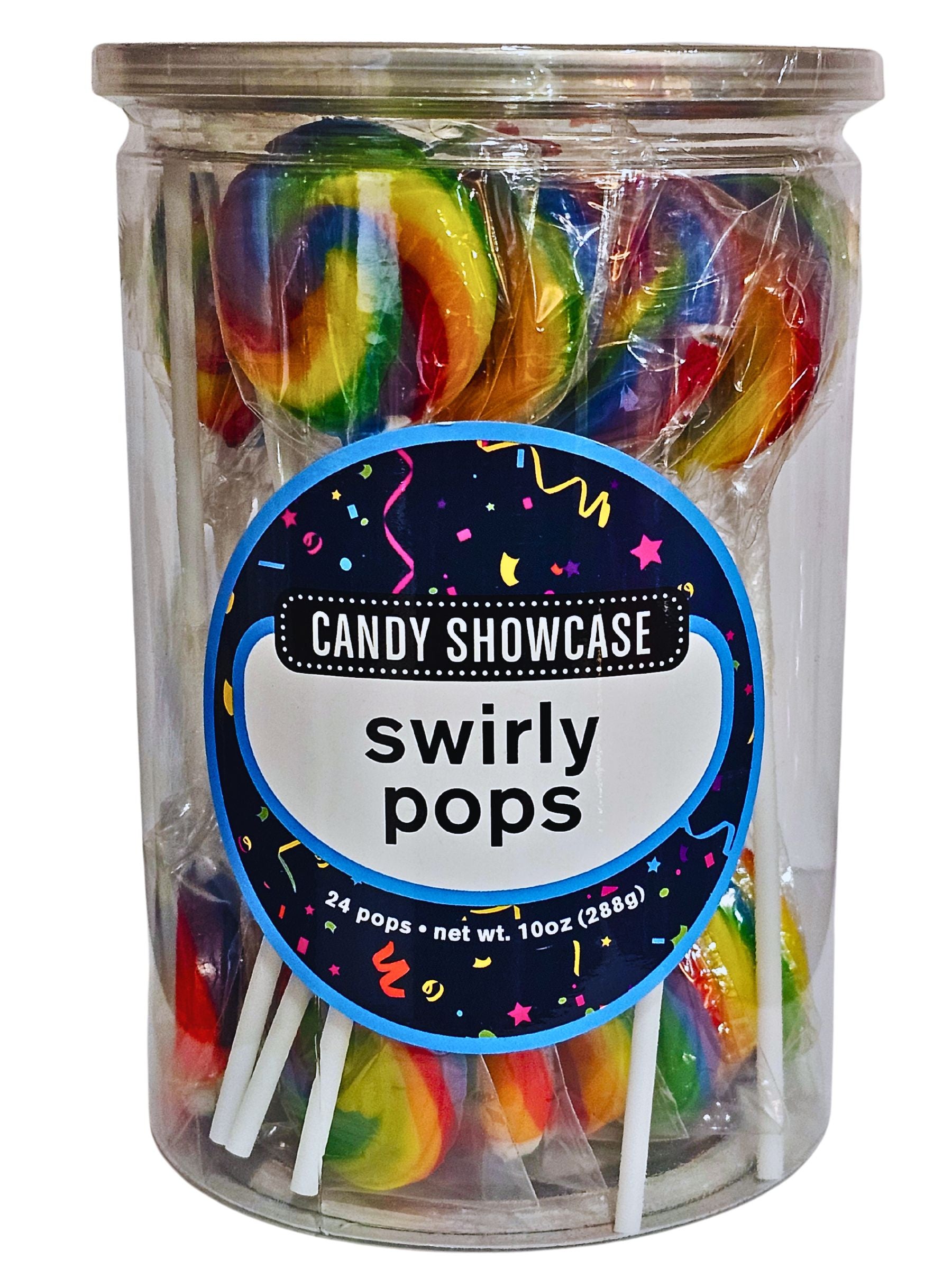 Swirly Pops Rainbow 288g 24 pack – Global Sweets & Lollies