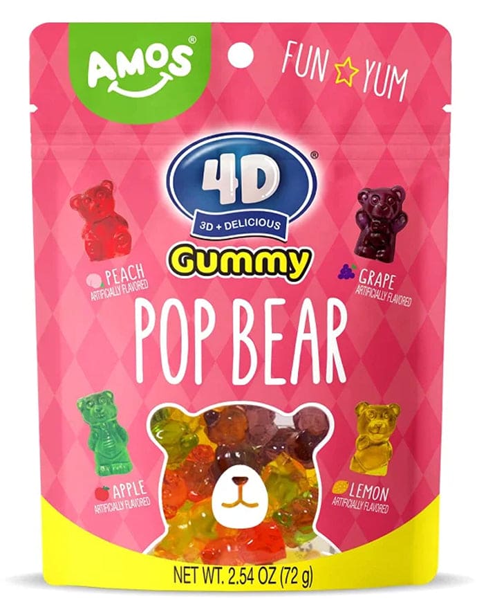Amos 4D Gummy Animals – Global Sweets & Lollies