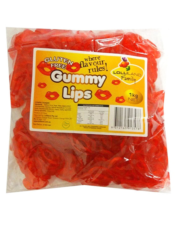 Lolliland Gummy Lips 1 Kg – Global Sweets & Lollies